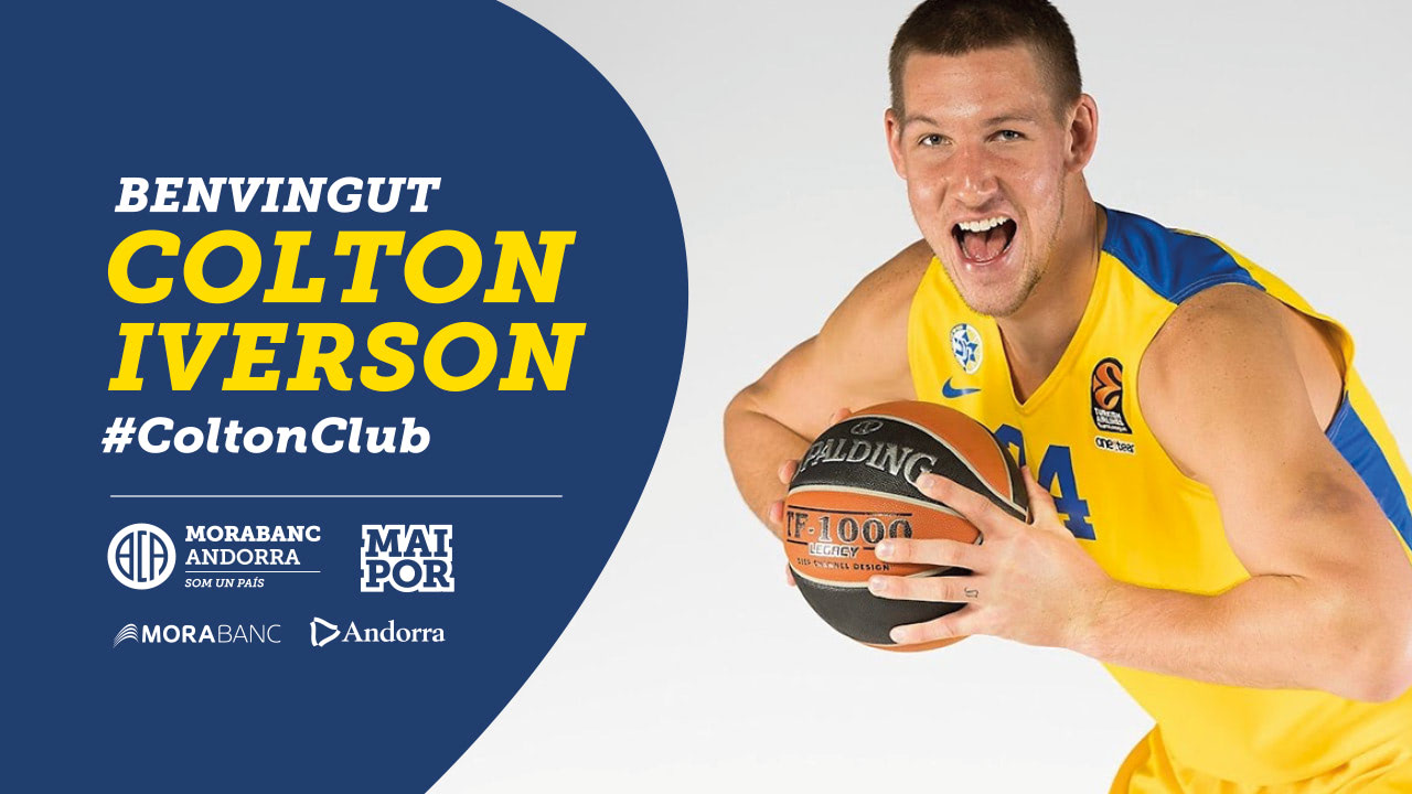 Colton Iverson refuerza la pintura | BC Morabanc Andorra (web oficial)